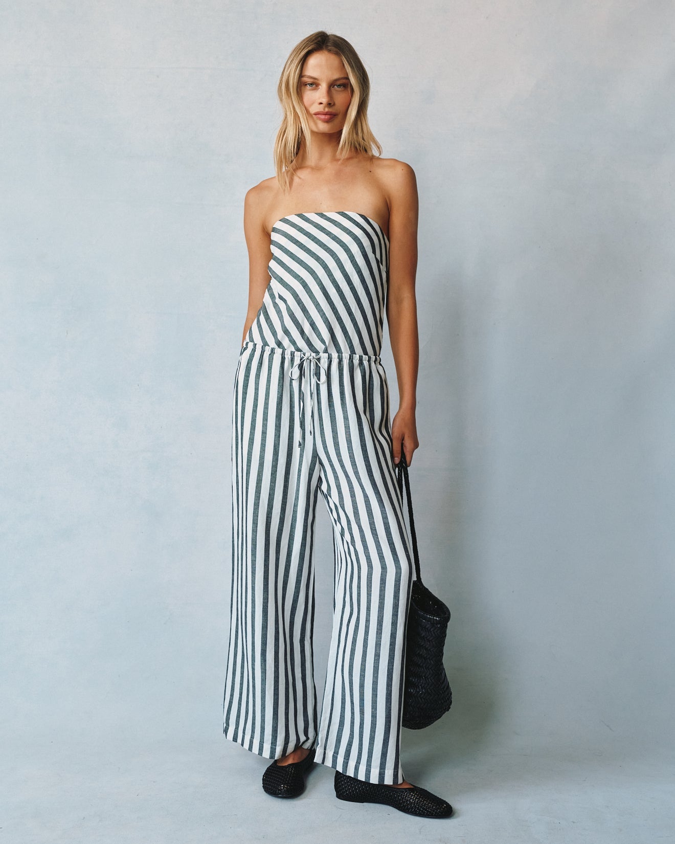 WIDE LEG CROP WITH DRAWSTRING STTRS - Bella Dahl